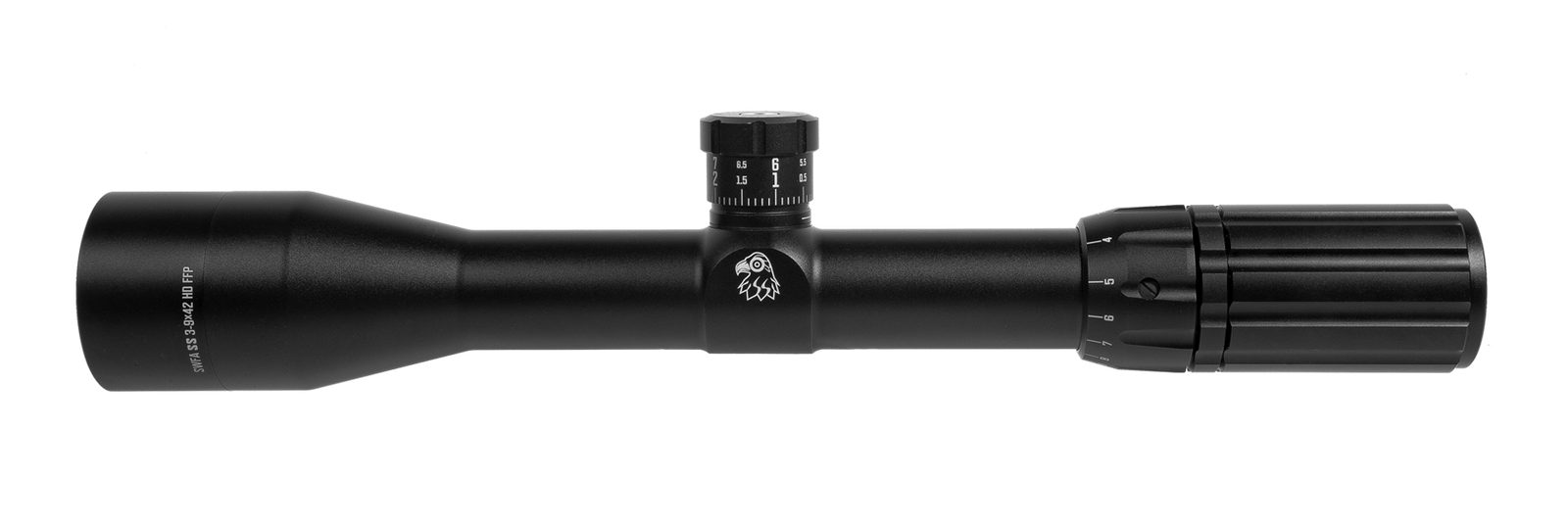 SWFA 3-9x42 SS HD - MIL-Quad Reticle, 30mm Tube, .1 MIL Clicks, FFP